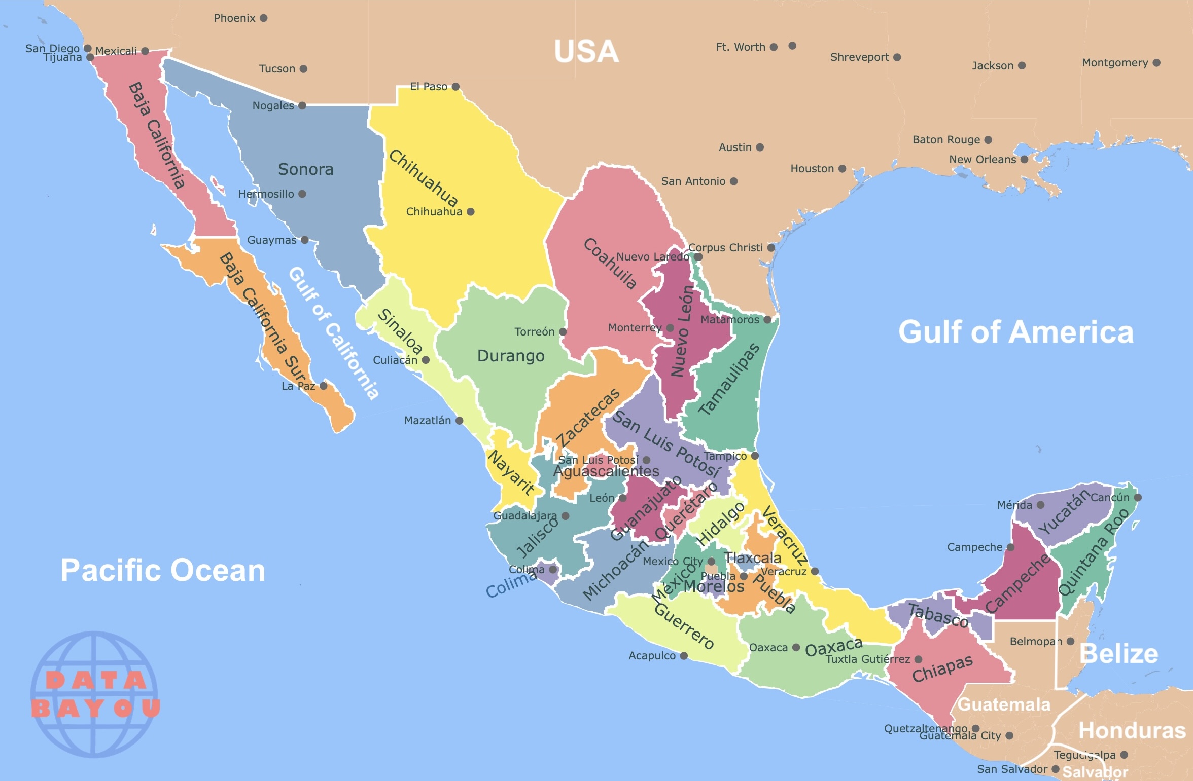 Mexico Map